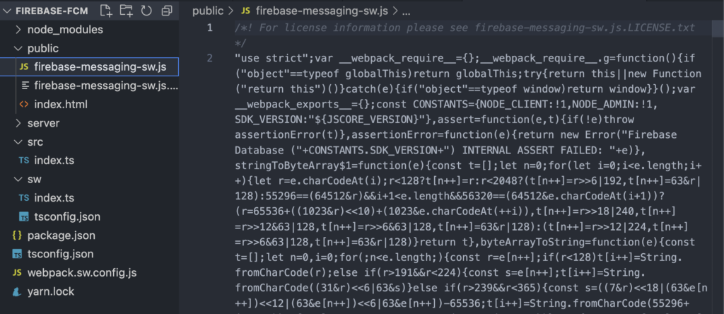FirebaseのFirebase Cloud Messaging 機能でユーザーに通知をNode.jsサーバーから送る方法 | DATUM ...