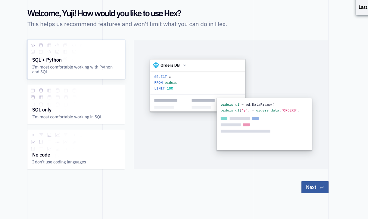 Hex × Snowflakeでつくるインタラクティブな分析環境 | DATUM STUDIO株式会社